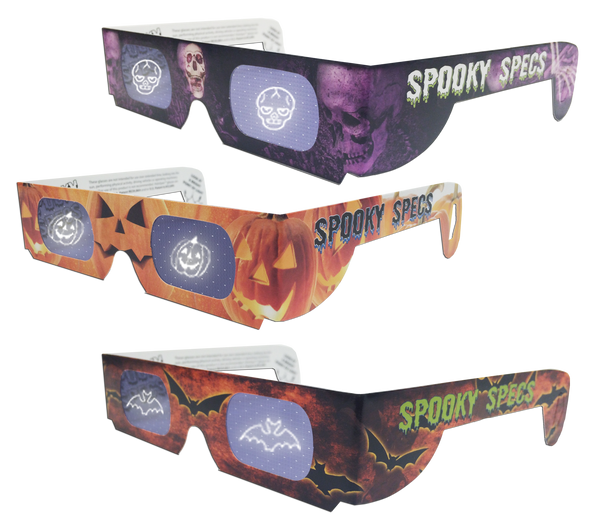 Mixed Bundle of Spooky Specs 3D Glasses - www.holidayspecs.com